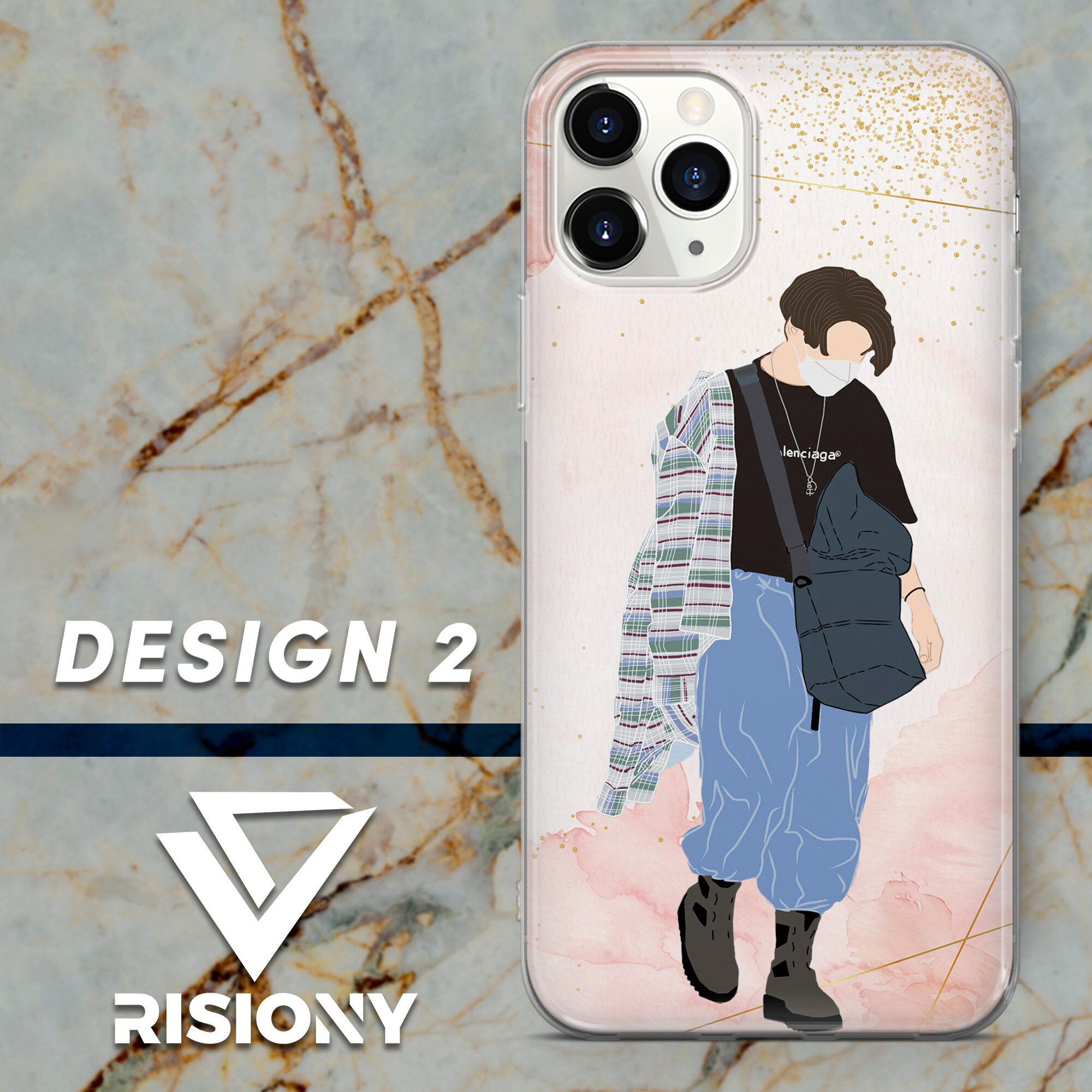 BTS KPop Phone Case Pink bts Music Cover para iPhone 14 Pro 13 - Etsy ...