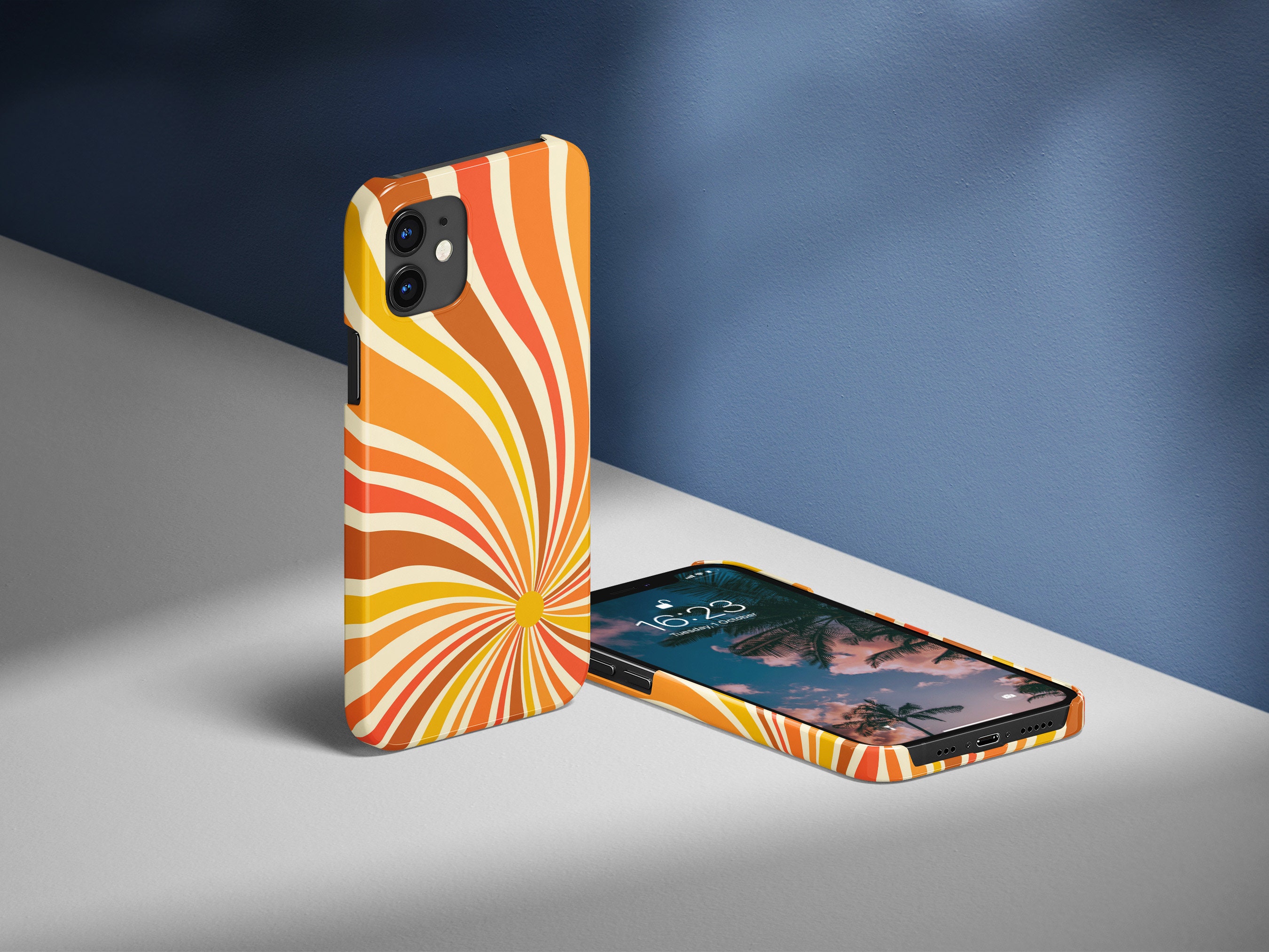 Retro Stripes Phone Case Aesthetic Vintage Tough Case Fit for - Etsy