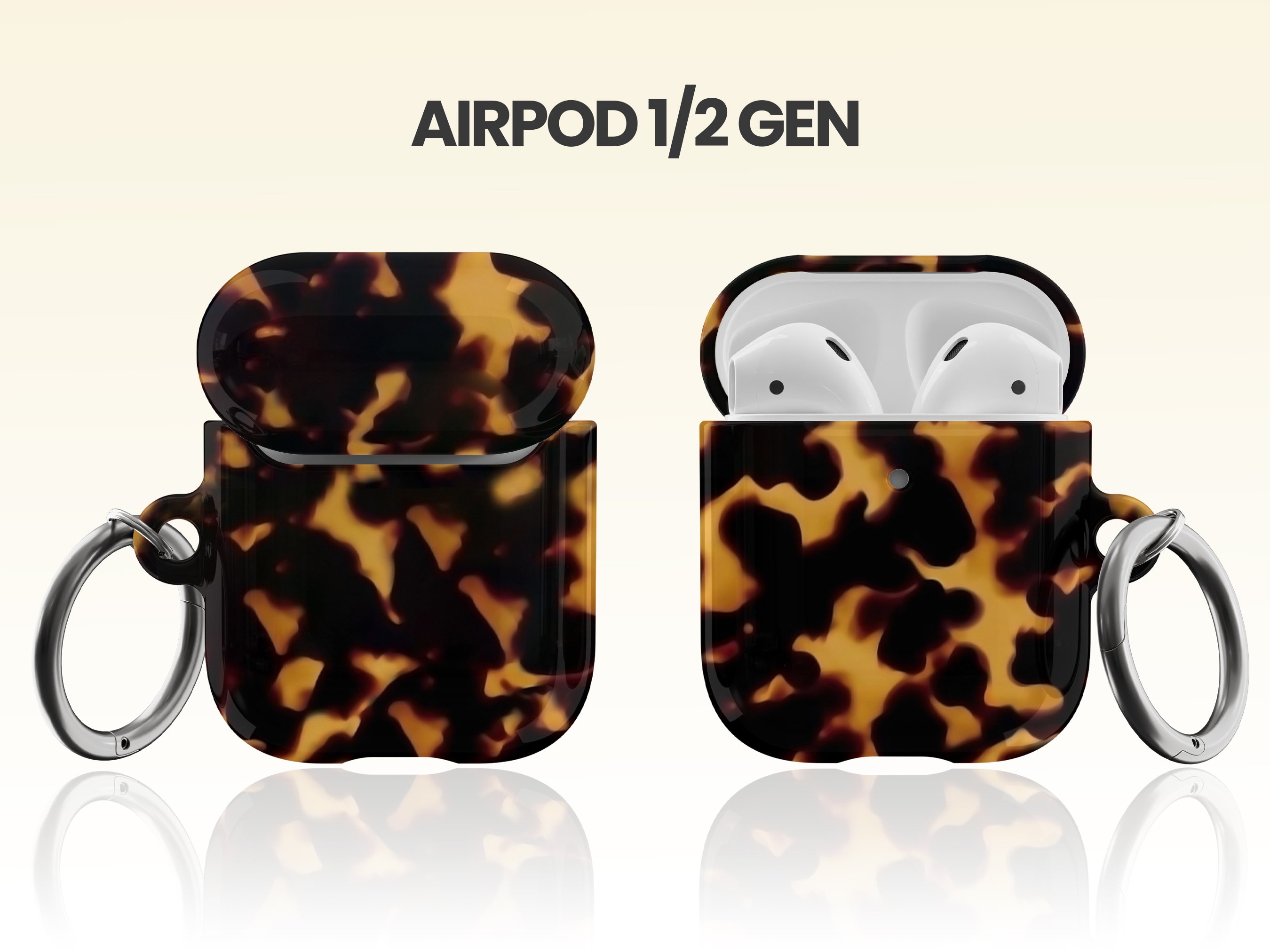 Tortoise Shell Airpods Case Aesthetic Custom Turtle Cover Fits for ...