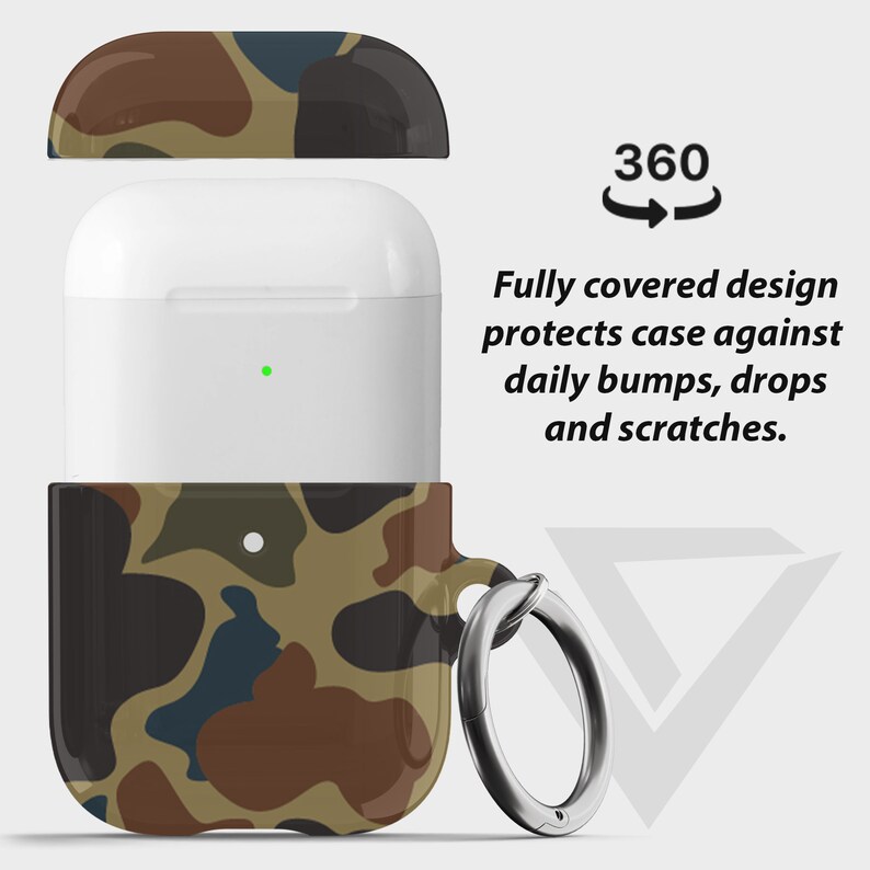 Old School Camo AirPod Case Cute Vintage Duck Custom Cover Fits for ...
