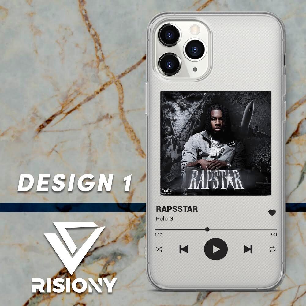 Custom Music Plaque Phone Case Song Album Cover for iPhone 14 Pro 13 ...