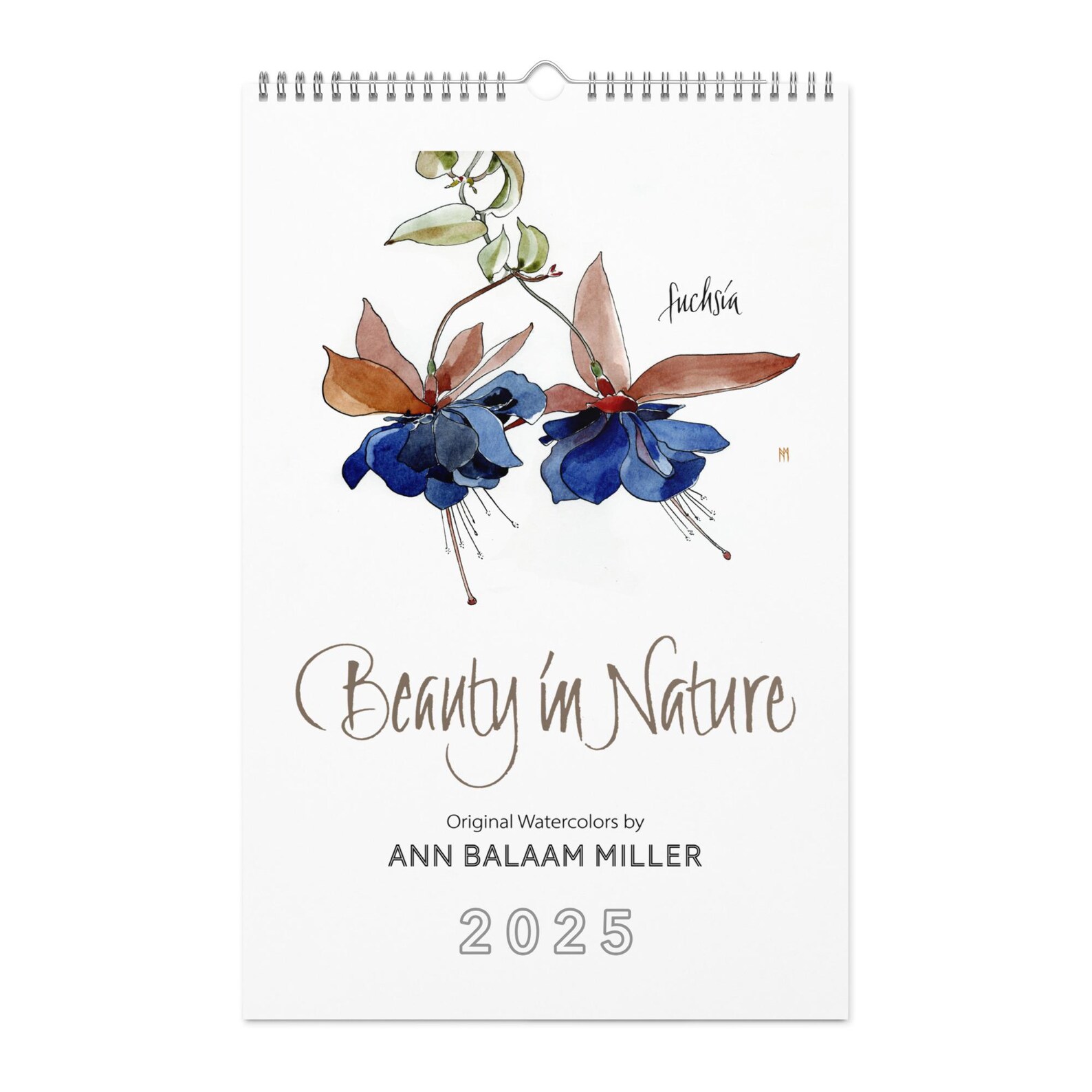 Floral Wall Calendar - Watercolors by Ann Miller (2025) - Etsy