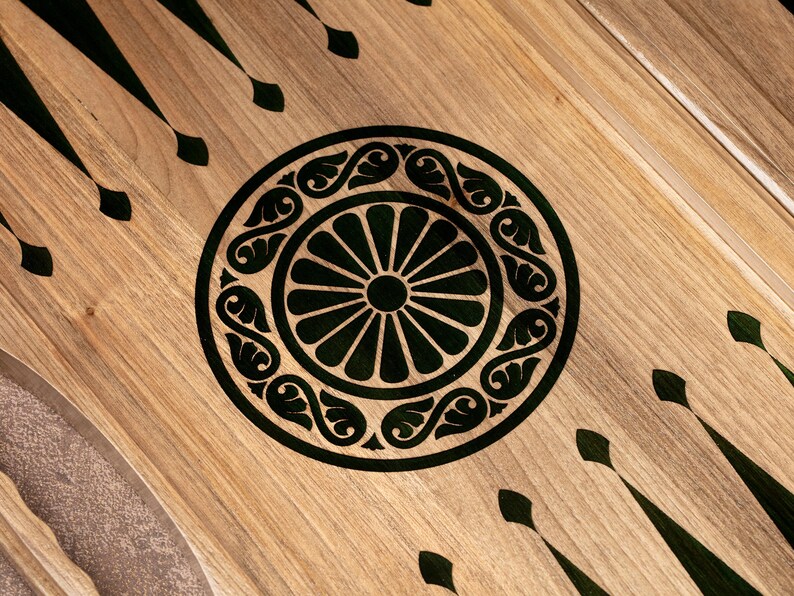 Handmade Backgammon Set / Unique Design / Perfect Gift / Custom Wood ...