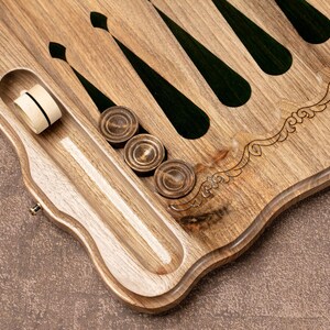 Handmade Backgammon Set / Unique Design / Perfect Gift / Custom Wood ...