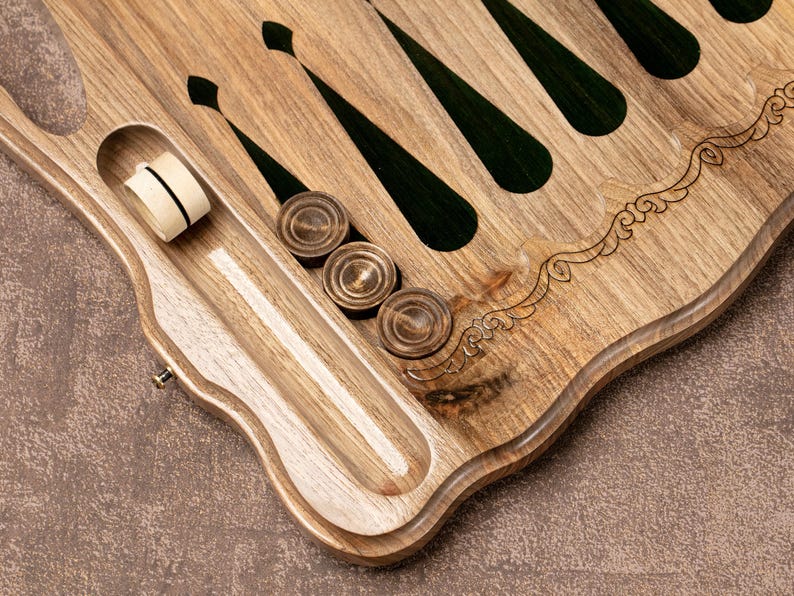 Handmade Backgammon Set / Unique Design / Perfect Gift / Custom Wood ...