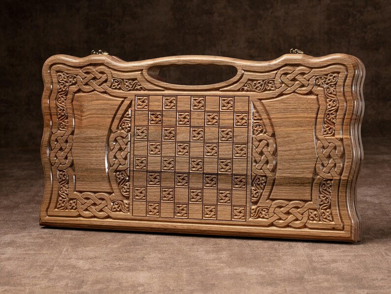 Handmade Backgammon Set / Unique Design / Perfect Gift / Custom Wood ...