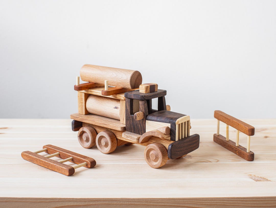 Wooden Fire Truck Toy - Personalized Gift / Handmade / - Etsy