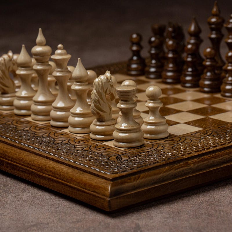 Wooden Chess Sets - Etsy