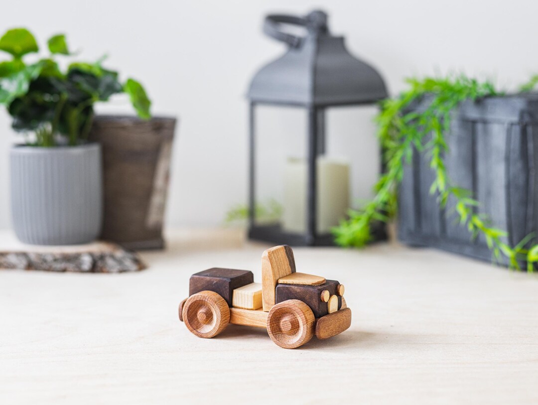 Mini Wooden Car Toy - Etsy