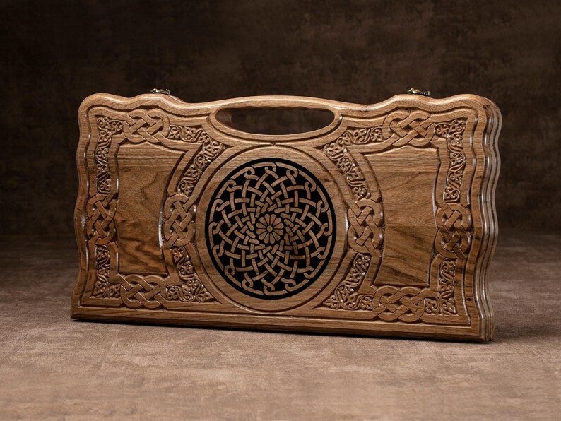 Handmade Backgammon Set / Unique Design / Perfect Gift / Custom Wood ...