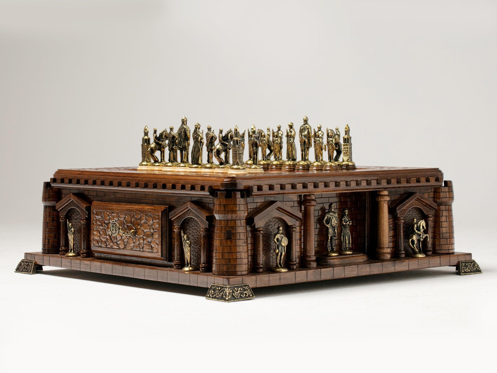 Chess Set Castle / Luxury Chess Set - Etsy