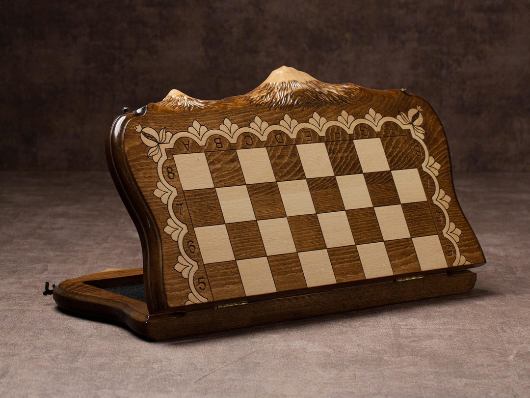 Unique Handmade Chess Set / Ararat Design / Decorative / Personalized ...