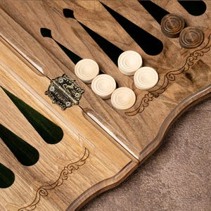 Handmade Backgammon Set / Unique Design / Perfect Gift / Custom Wood ...