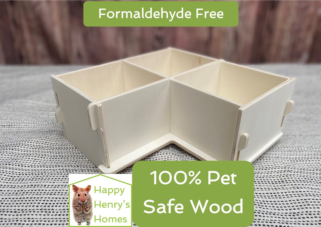 Hamster Small Multi Chamber Dig Box - Formaldehyde Free, Non Toxic ...