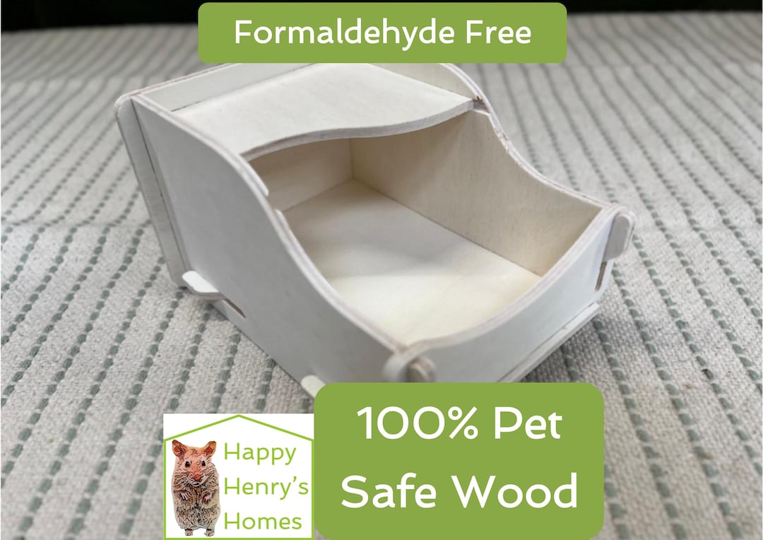 NEW DESIGN! Hamster, MICRO Slot Together Dig Box - Pet Safe Wood ...
