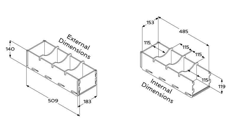 Hamster in Line Multi Chamber Dig Box Formaldehyde Free Non - Etsy