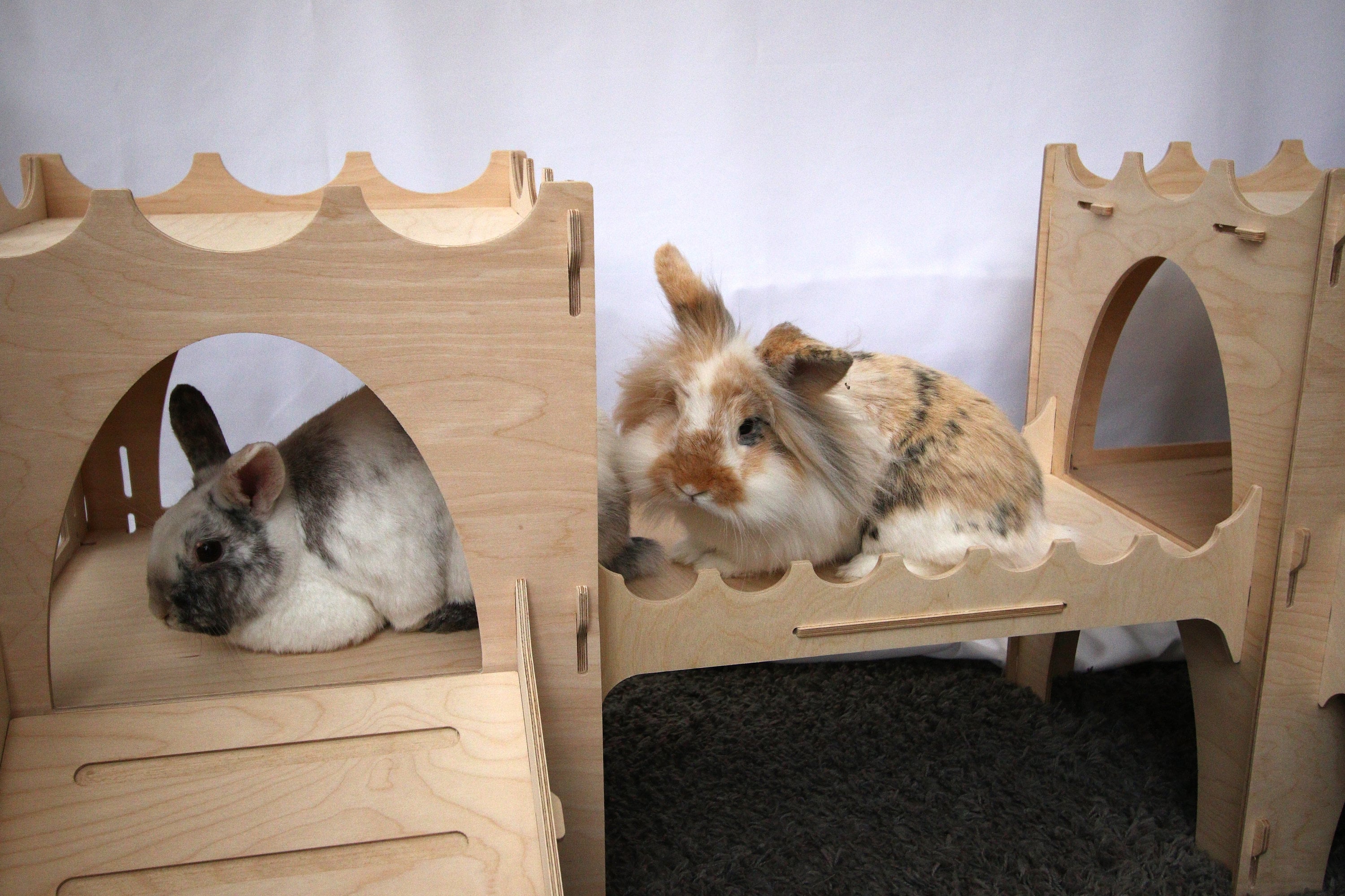 Rabbit Castle Bridge Only - Formaldehyde Free, Non Toxic, Wooden, Slot ...