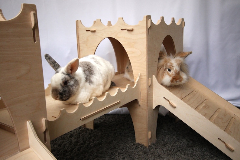 Rabbit Castle Bridge Only - Formaldehyde Free, Non Toxic, Wooden, Slot ...
