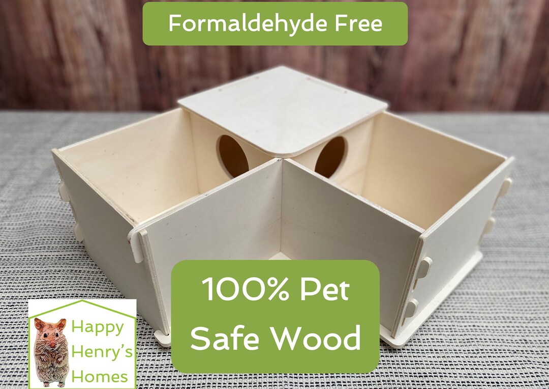 Hamster Large Multi Chamber Dig Box Formaldehyde Free Non - Etsy