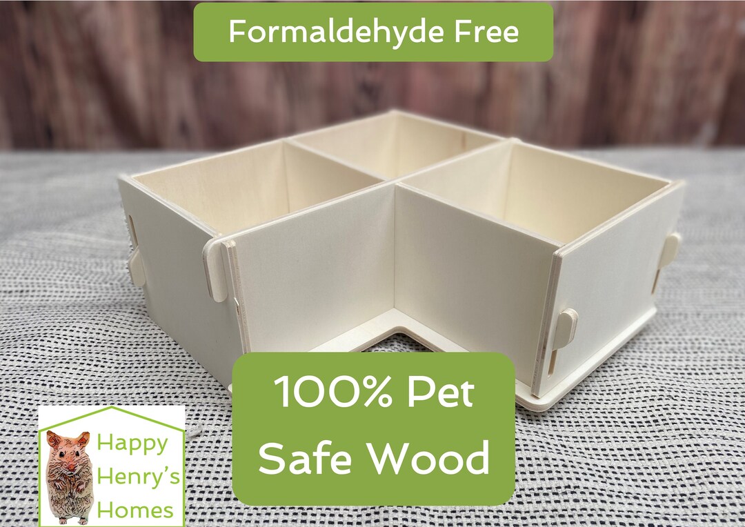 Hamster Small Multi Chamber Dig Box Formaldehyde Free Non - Etsy