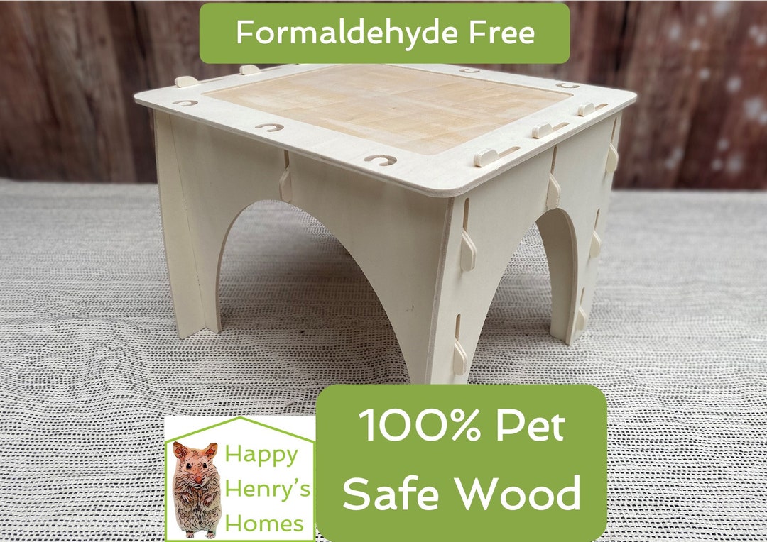 Rabbit Play Table for Enrichment & Forage - Formaldehyde Free, Slot ...