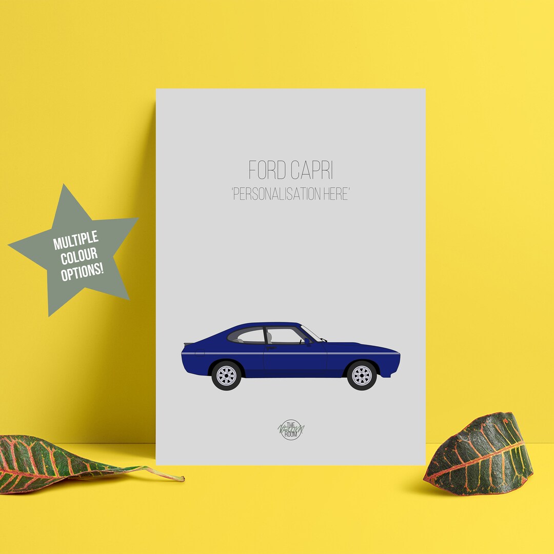 Ford Capri Personalised Print / Poster / Image - Etsy