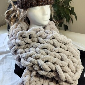 Super Soft Big Knit Chunky Scarf - Etsy