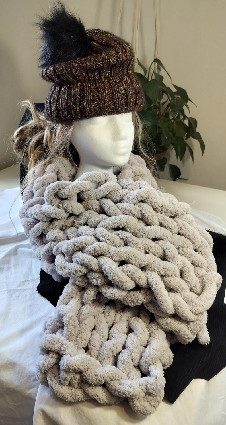 Super Soft Big Knit Chunky Scarf - Etsy
