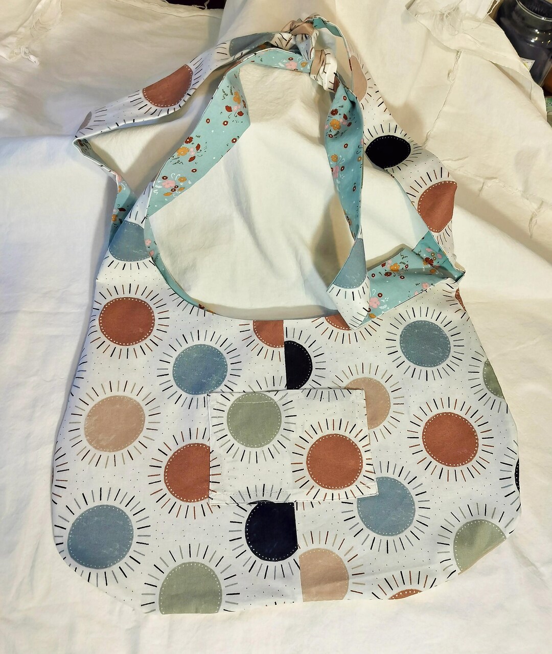 Bohemian Sun Adjustable Floppy Hobo Shoulder Bag - Etsy