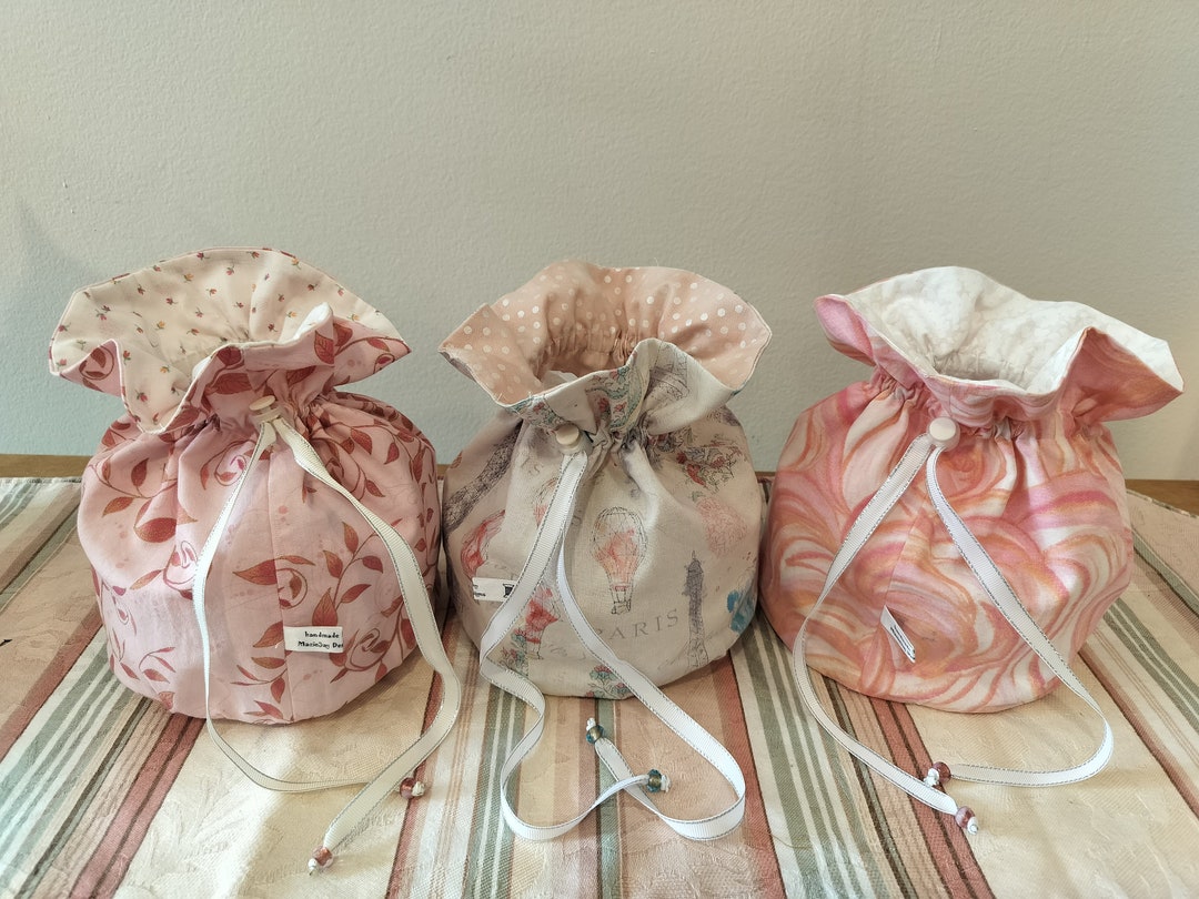 Handmade Round Bottom Drawstring Bags - Etsy