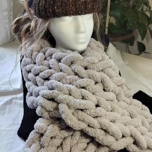 Super Soft Big Knit Chunky Scarf - Etsy