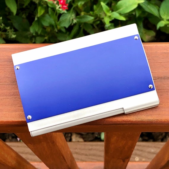 2 Pc X Vintage Card Holder, Blue,Card Holder,For Men,… - Gem