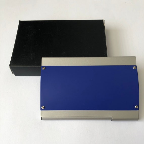 2 Pc X Vintage Card Holder, Blue,Card Holder,For Men,… - Gem