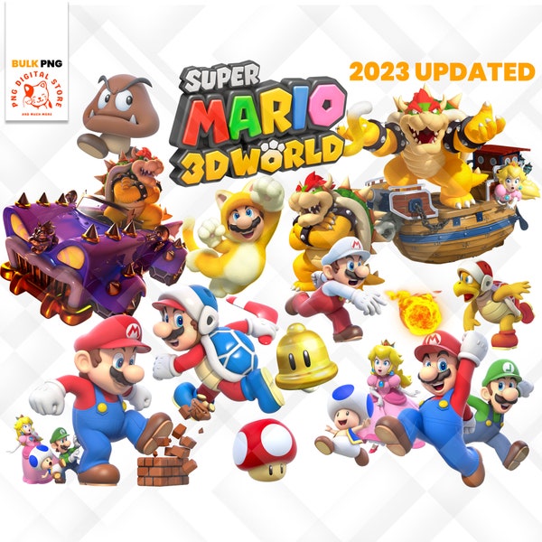 Super Mario 3d World - Etsy