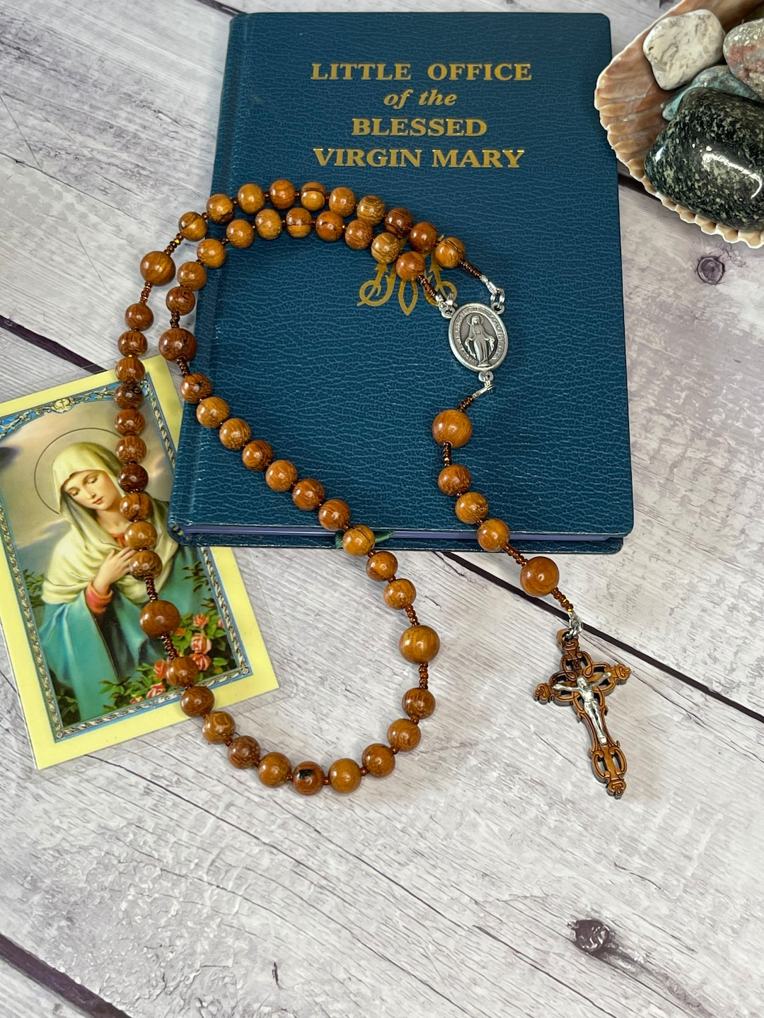 Bayong Wood Rosary Handmade Catholic Wood Rosary Olive Wood Crucifix ...