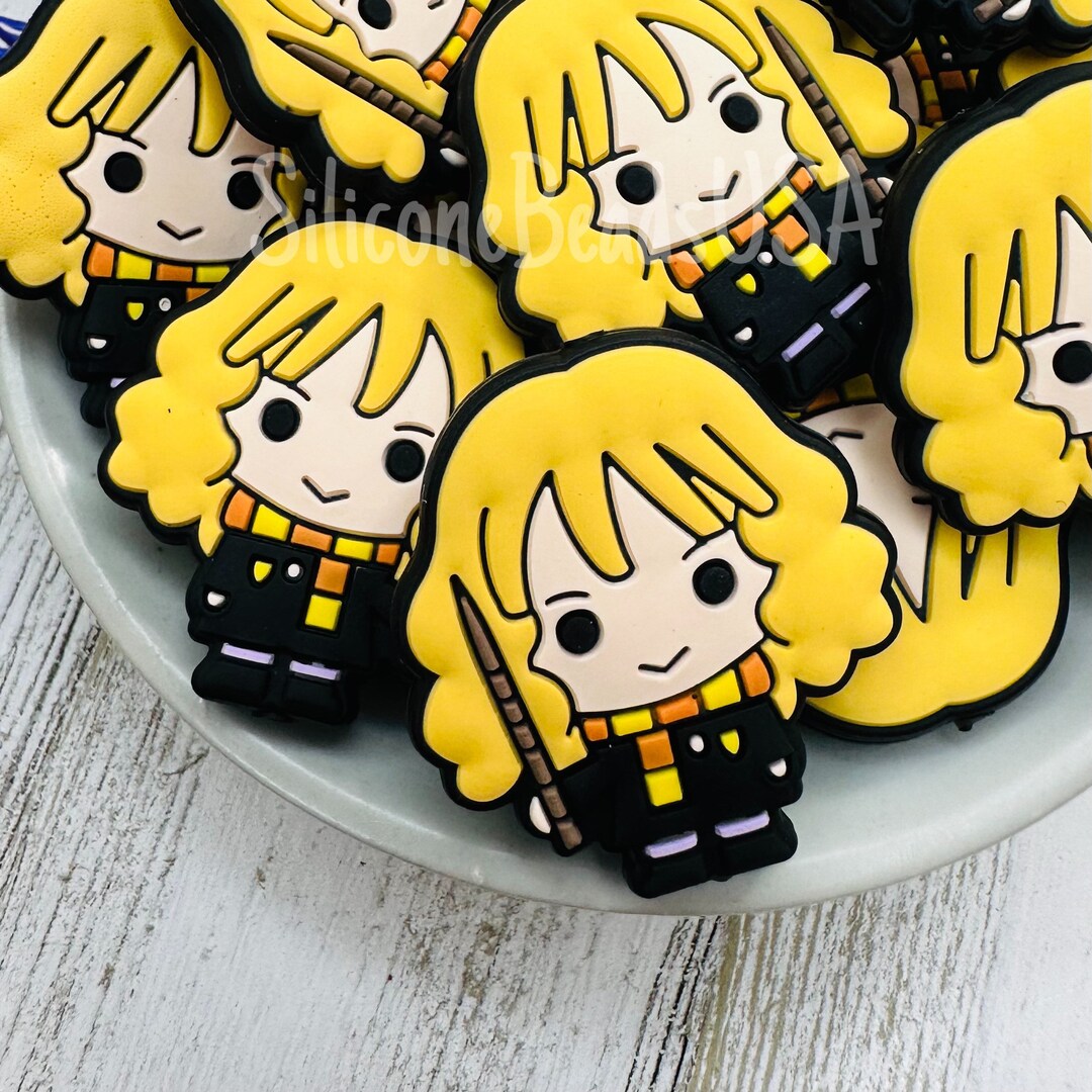 NEW Wizard Girl Bead Silicone Beads Cartoon Beads for Pen Lanyard ...