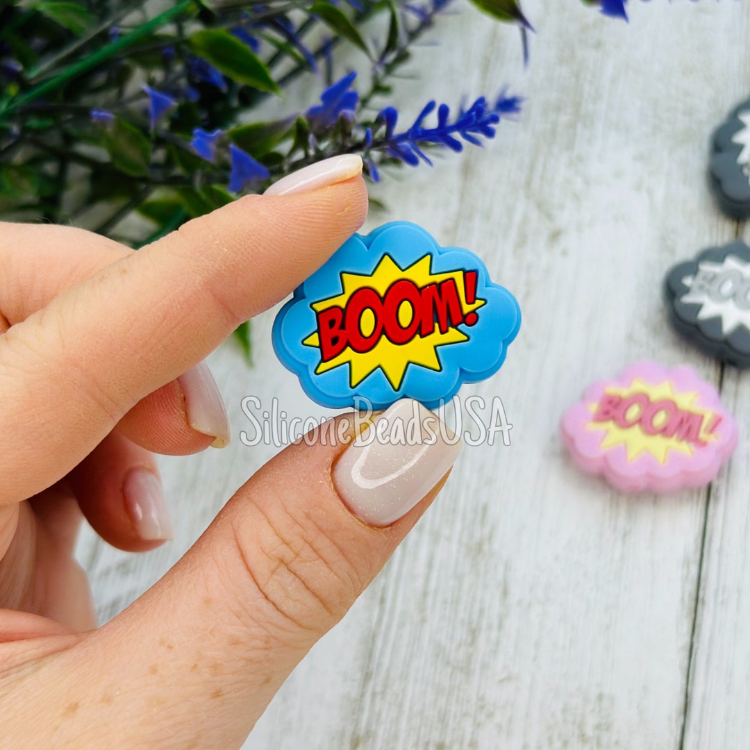 BOOM Comic Book Explosion Speech Bubble Speech Balloon Beaded Pen ...