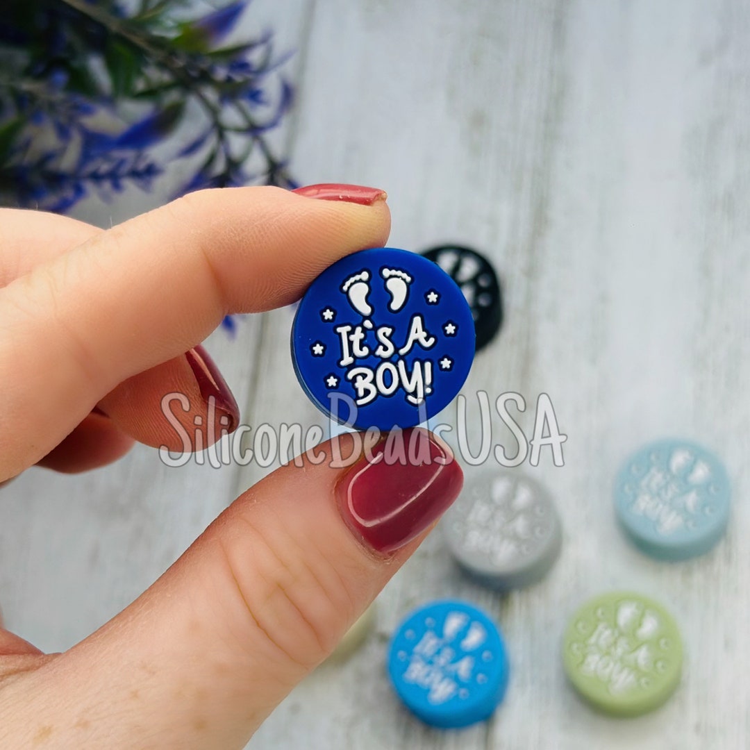 NEW Its a Boy Bead Beads Baby Beads Boy Girl Beads Gender Revels ...