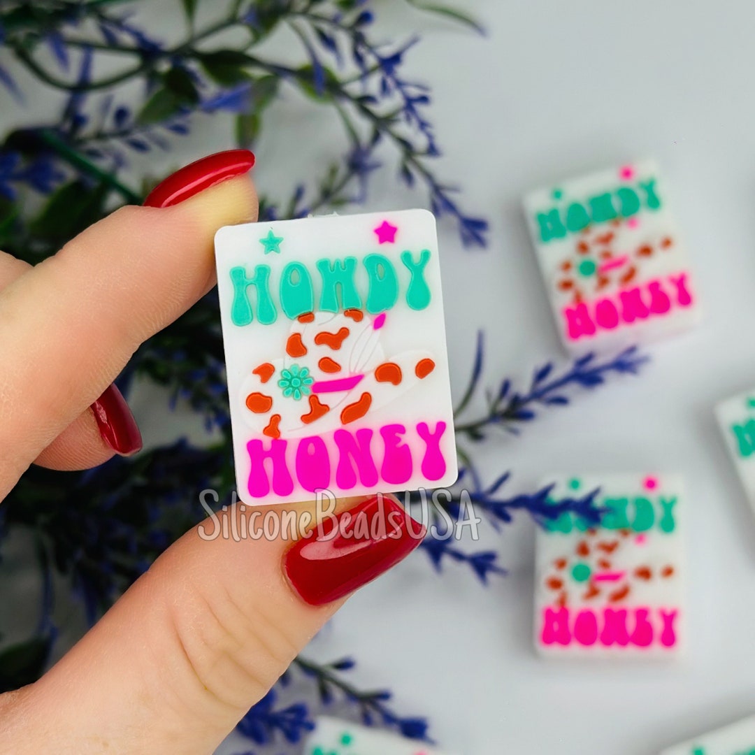 NEW Howdy Honey Country Girl Cowboy Boots Bead Silicone Hat Western ...