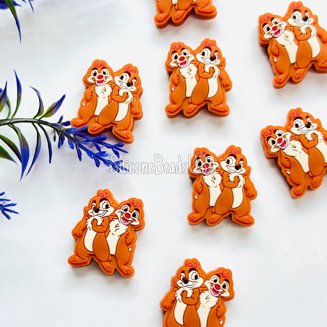 Chipmunk Bead Silicone Focal Beads Sensory Loose Beads Beaded Pen ...