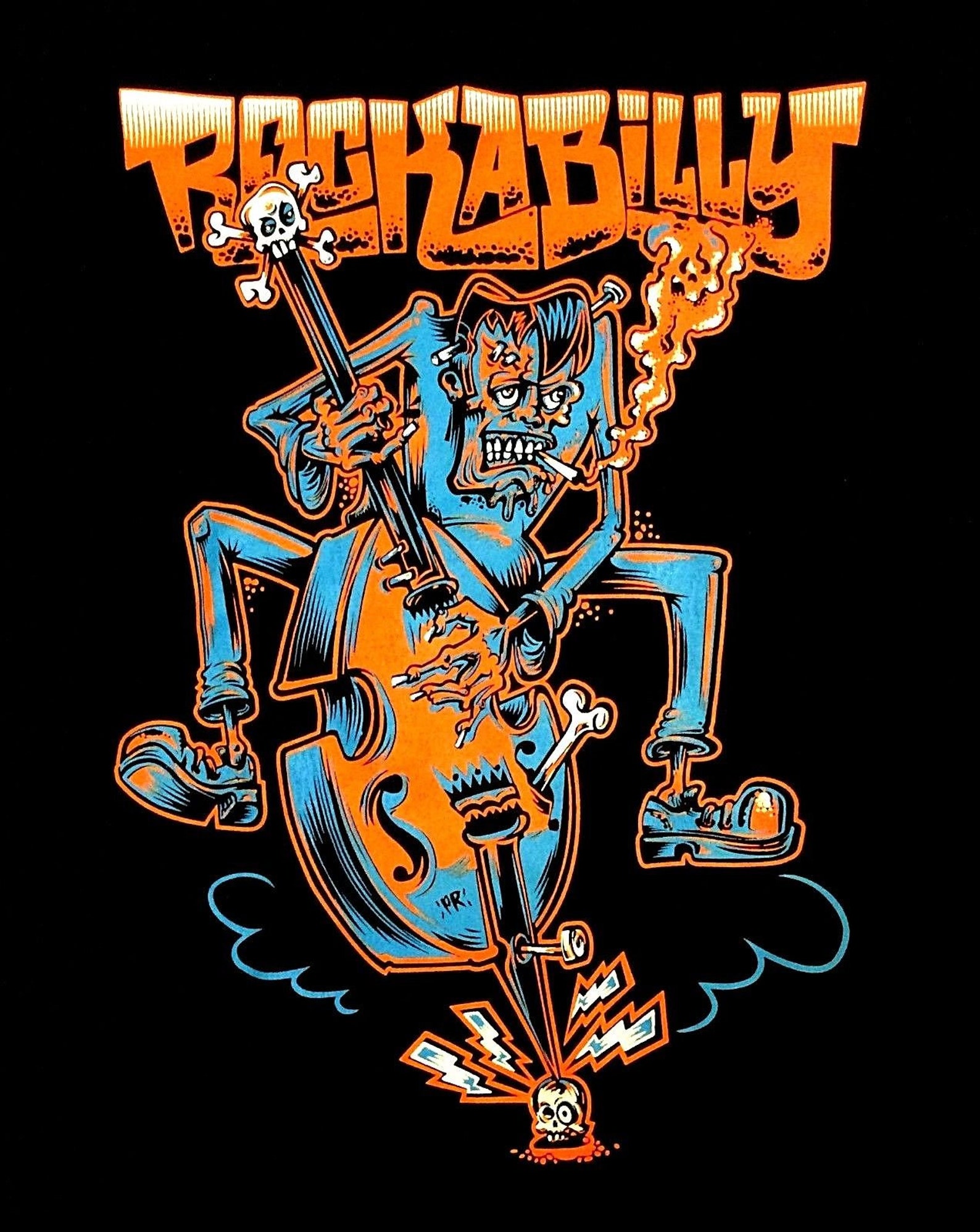 ROCKABILLY big back patch punk rockabilly psychobilly rock n | Etsy