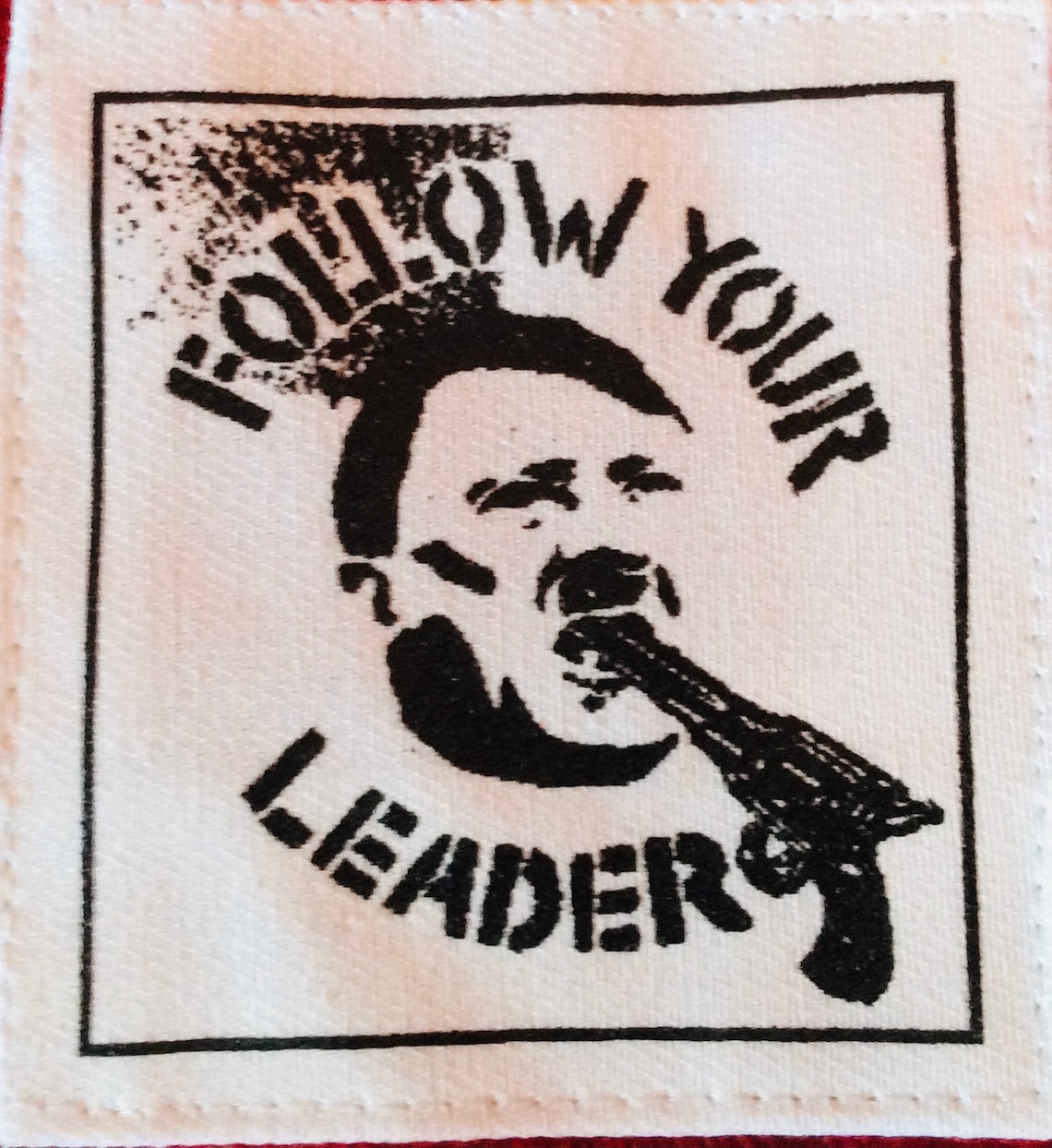 FOLLOW YOUR LEADER 146 Aufnäher Punk Anti-Nazi Antifa | Etsy