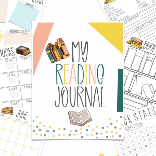 Reading Journal Printable Book Club Planner Printable - Etsy