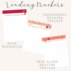 Undated Printable Homeschool Planner, Poppy Design, Instant Download - Etsy