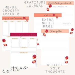 Undated Printable Homeschool Planner, Poppy Design, Instant Download - Etsy