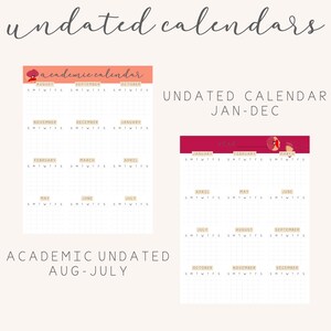 Undated Printable Homeschool Planner, Poppy Design, Instant Download - Etsy