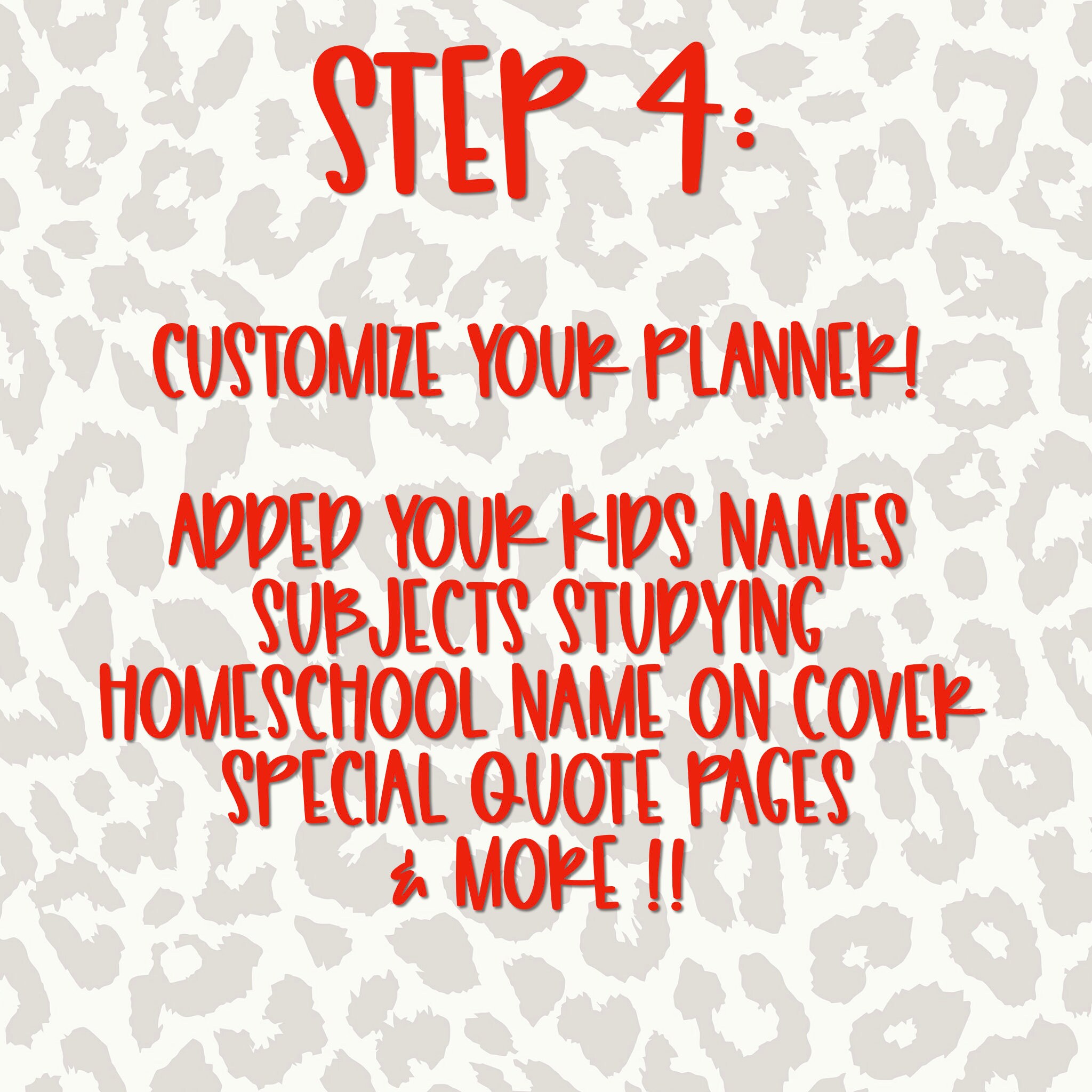 Create Your Own Planner, Custom Planner, Homeschool Planner, Printable ...