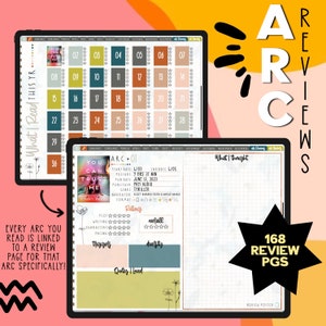 Digital ARC Planner - ARC Reader Planner - Goodnotes, Notability, XODO ...