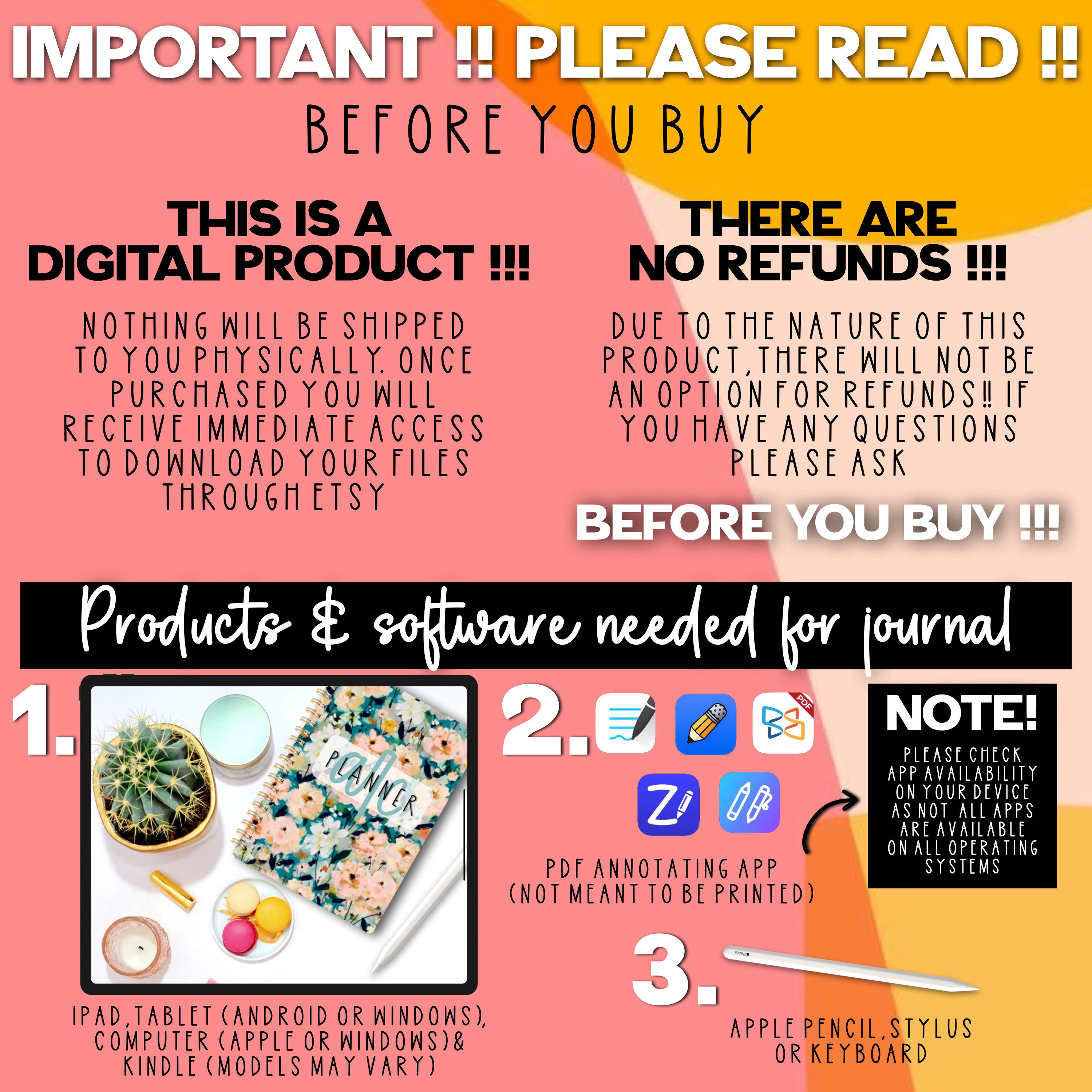 Digital ARC Planner - ARC Reader Planner - Goodnotes, Notability, XODO ...