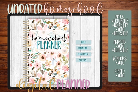 ULTIMATE Homeschool Planner Digital Homeschool Planner | Etsy